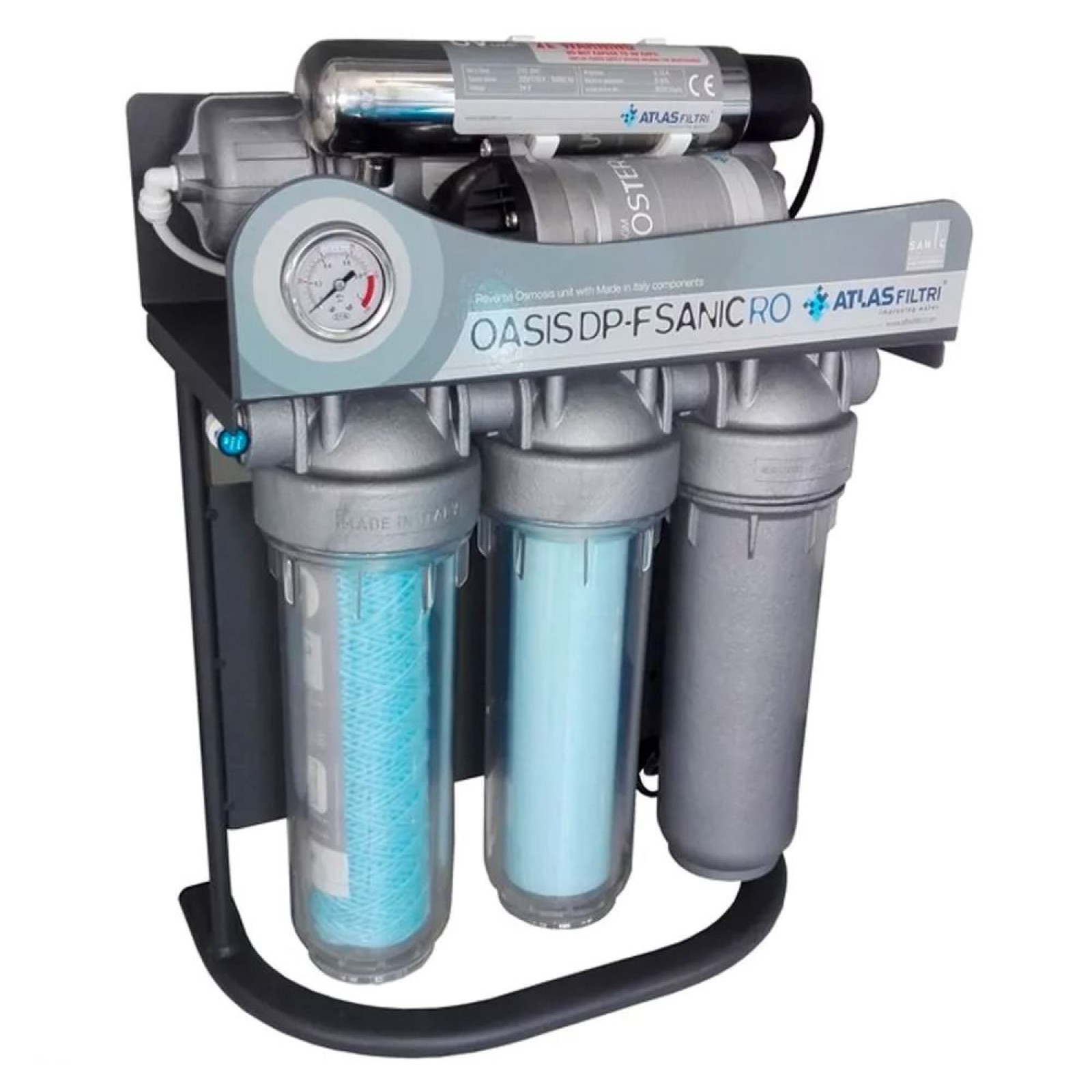 Фильтр воды с монтажом под кухонную мойку Atlas Filtri Oasis DP-F Sanic Pump-UV